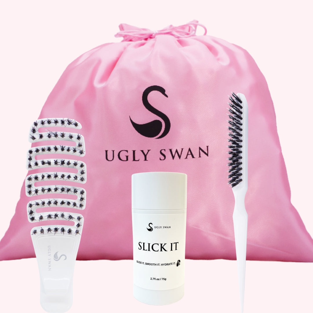 Scream-Free®Boar Bristle Hair Brushes & Towels | Ugly Swan